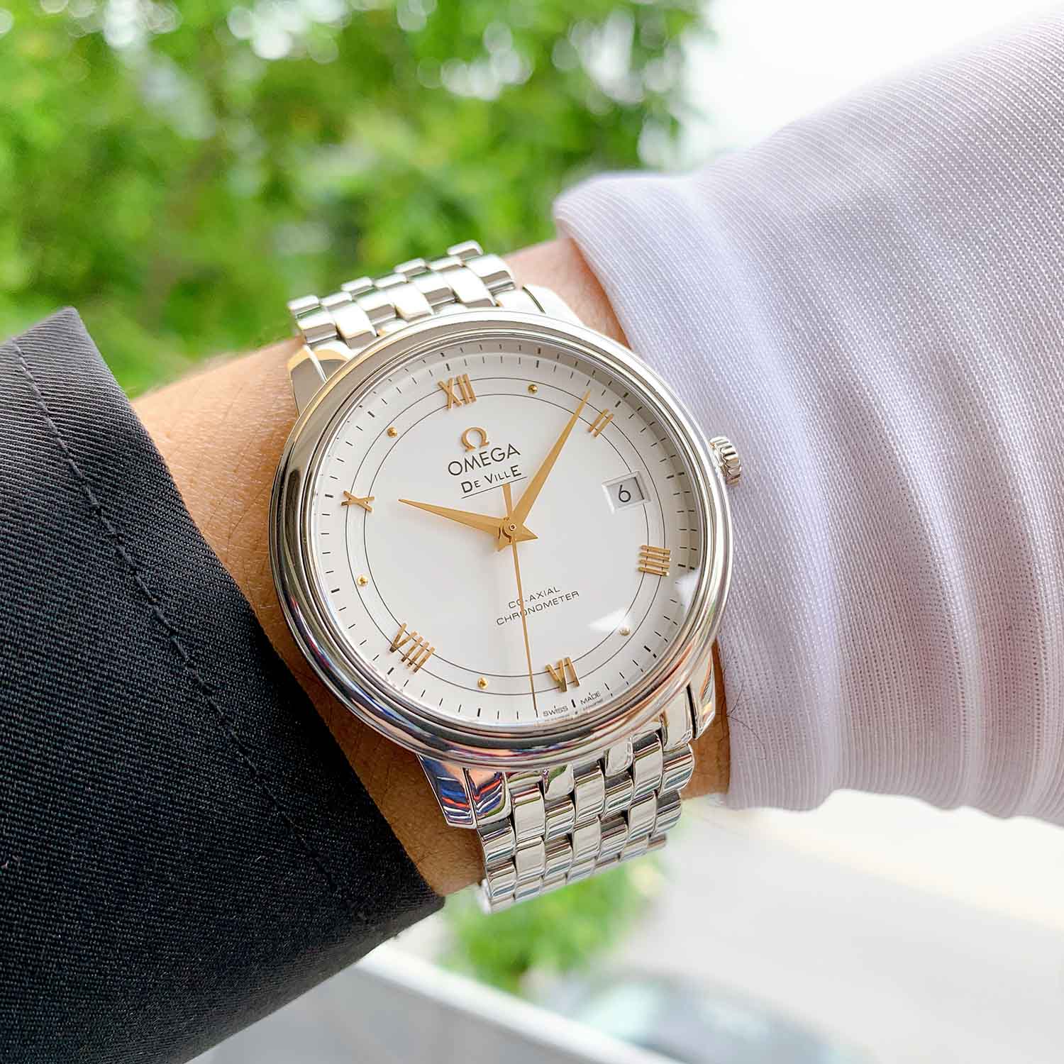 OMEGA PRESTIGE CO-AXIAL 424.10.37.20.02.002 42410372002002 Like new